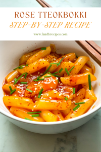 Rose Tteokbokki: Step-By-Step Recipe - F and B Recipes